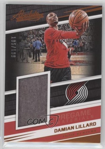 2017-18 Panini Absolute Pre-Game Materials /199 Damian Lillard #PG-DLL ...