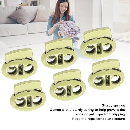 30pcs Spring Cord Lock Spring Toggle Stopper Tools For Shoelace ...