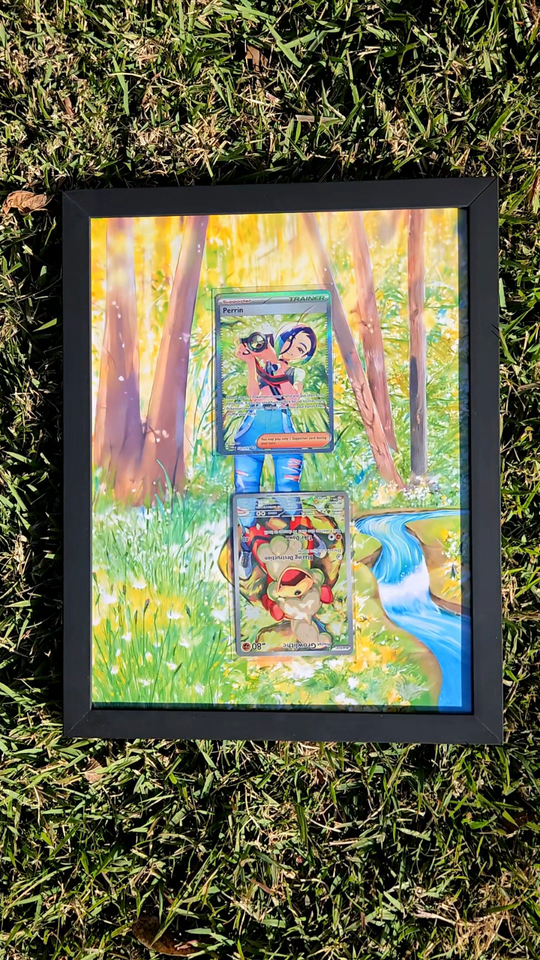 Pokemon Perrin 220 & Growlithe Twilight Masquerade Extended Art 8.5 x ...