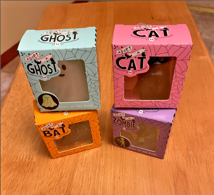 Target Bullseye Adopt A Bat Ghost Cat Zombie 4 Boxed Set (2 Glow In ...