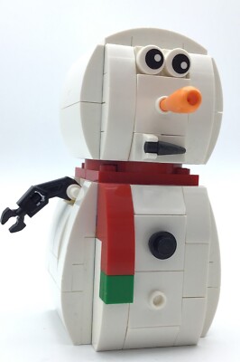LEGO SNOWMAN CREATION FUN WINTER BUILD INCOMPLETE SET | eBay