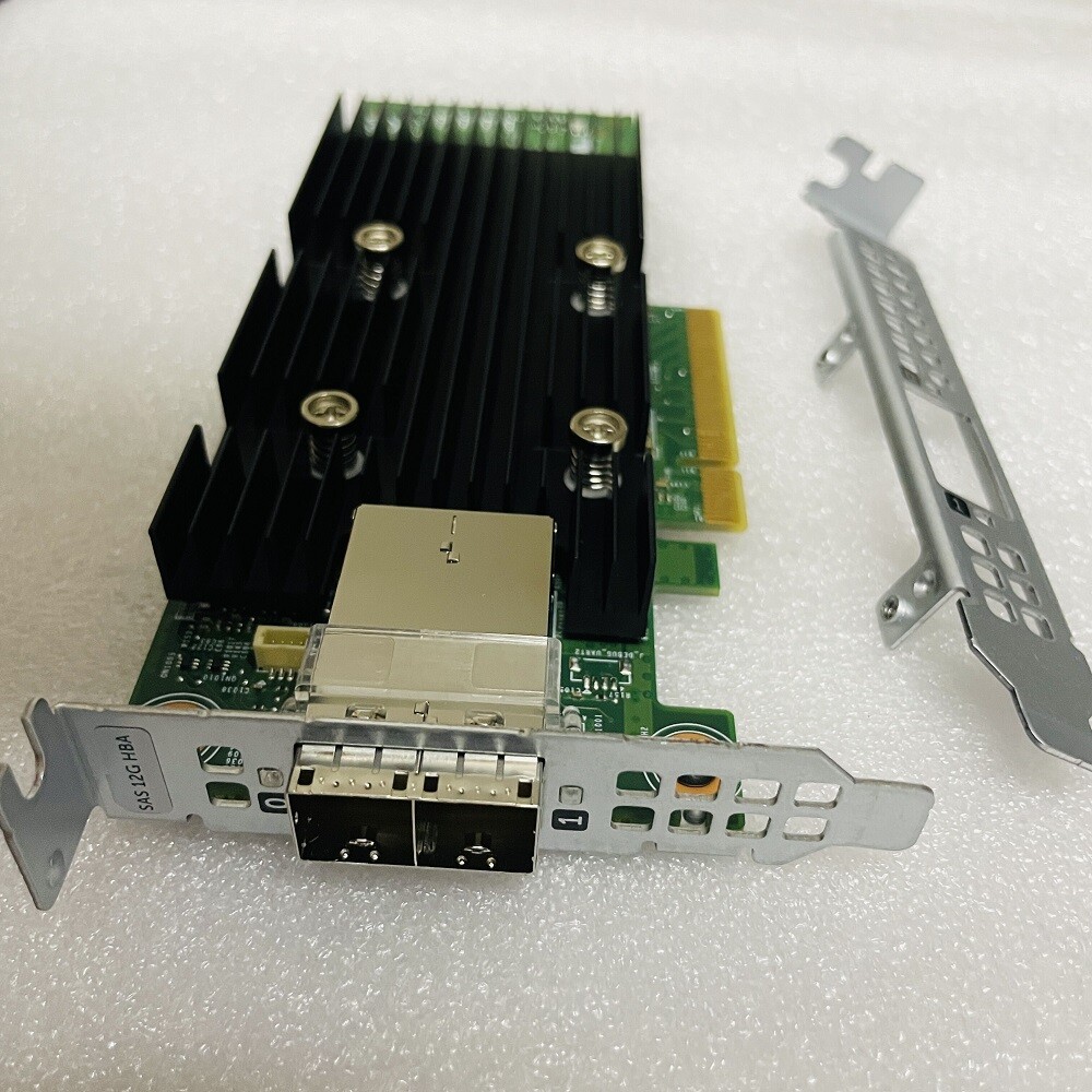 Dell T93GD 2PHG9 12G SAS HBA High Profile Dual Port Host Bus Adapter ...
