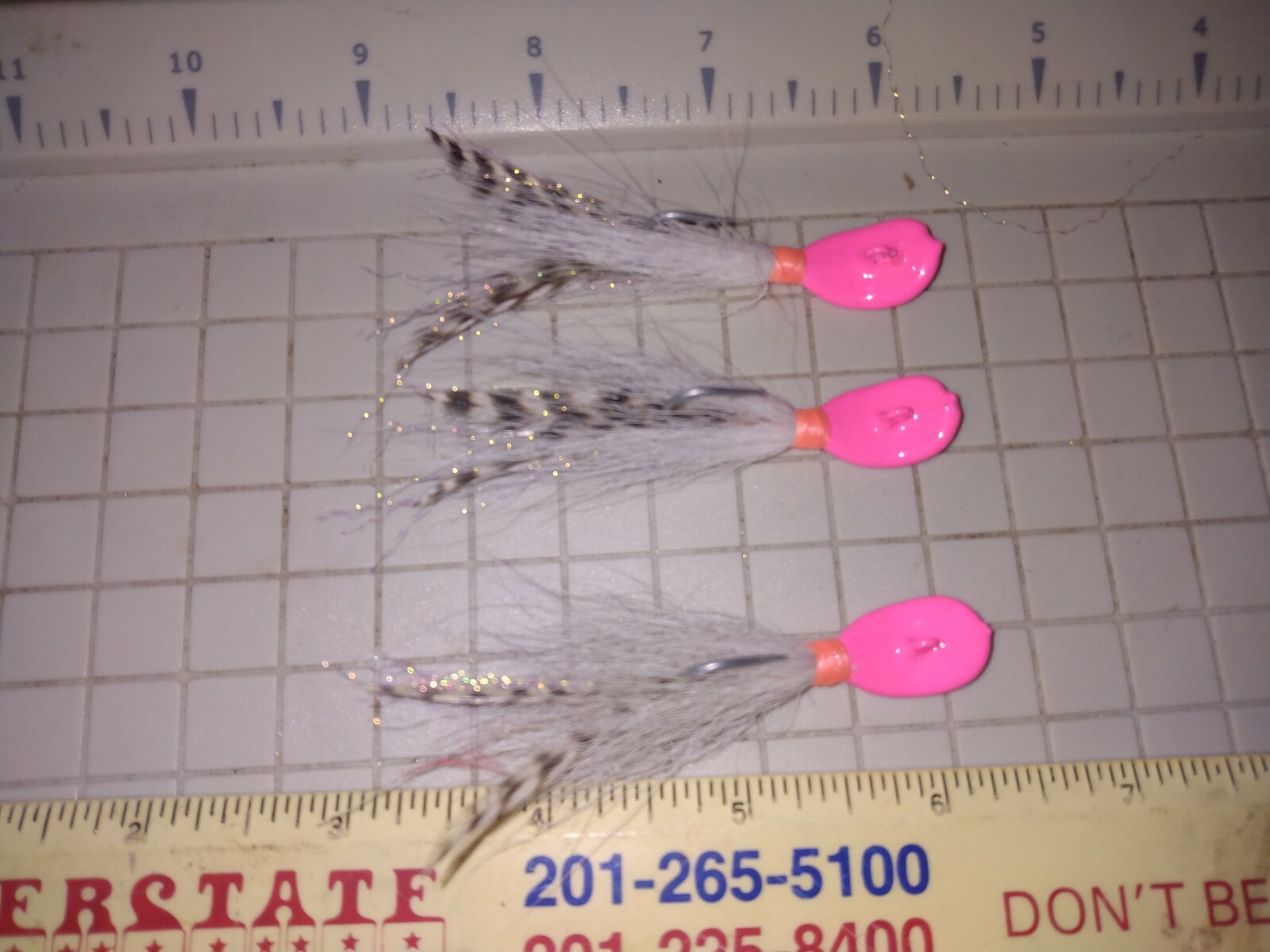 1/4 Oz Pink And White Wobble Saltwater Flats Jig 3 each bonefish ...