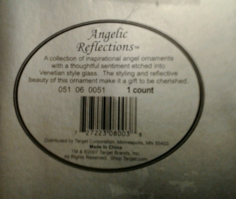 New, Angelic Reflections, Angel Ornament | eBay