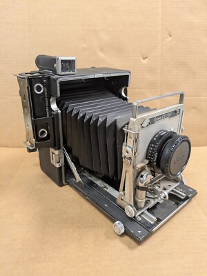 Graflex Crown Graphic 4x5 Camera Untested Nikon 135mm | eBay
