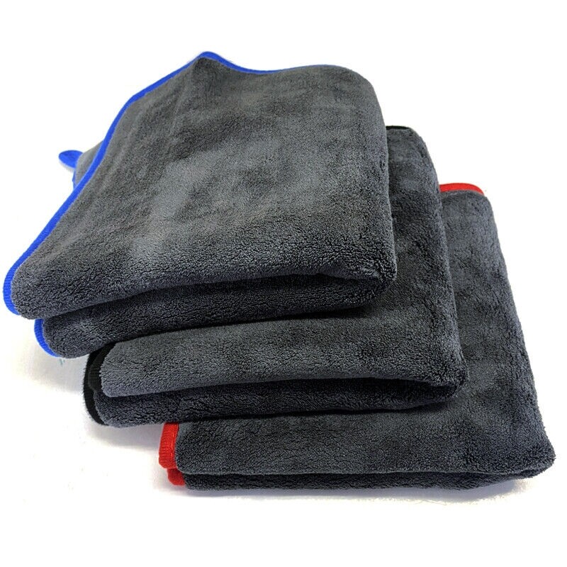 3 Fluffy Microfiber Cleaning Cloth No-Scratch Rag Car Polishing ...