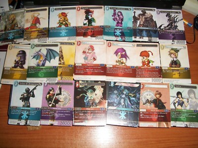 Lot de 20 cartes, trading card, Final Fantasy (français) (french) | eBay