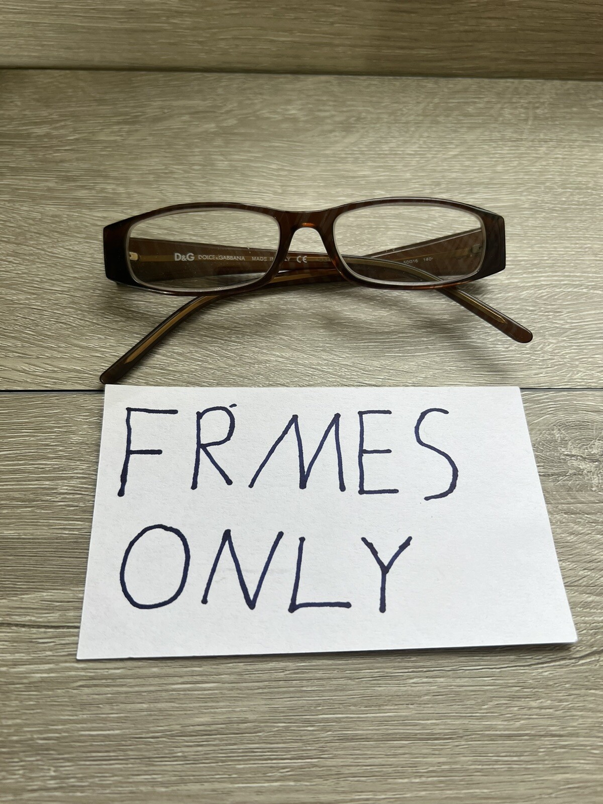 DOLCE & GABBANA D&G4126 K34 Eyeglasses Frame Only Italy 50-16-140 Brown ...