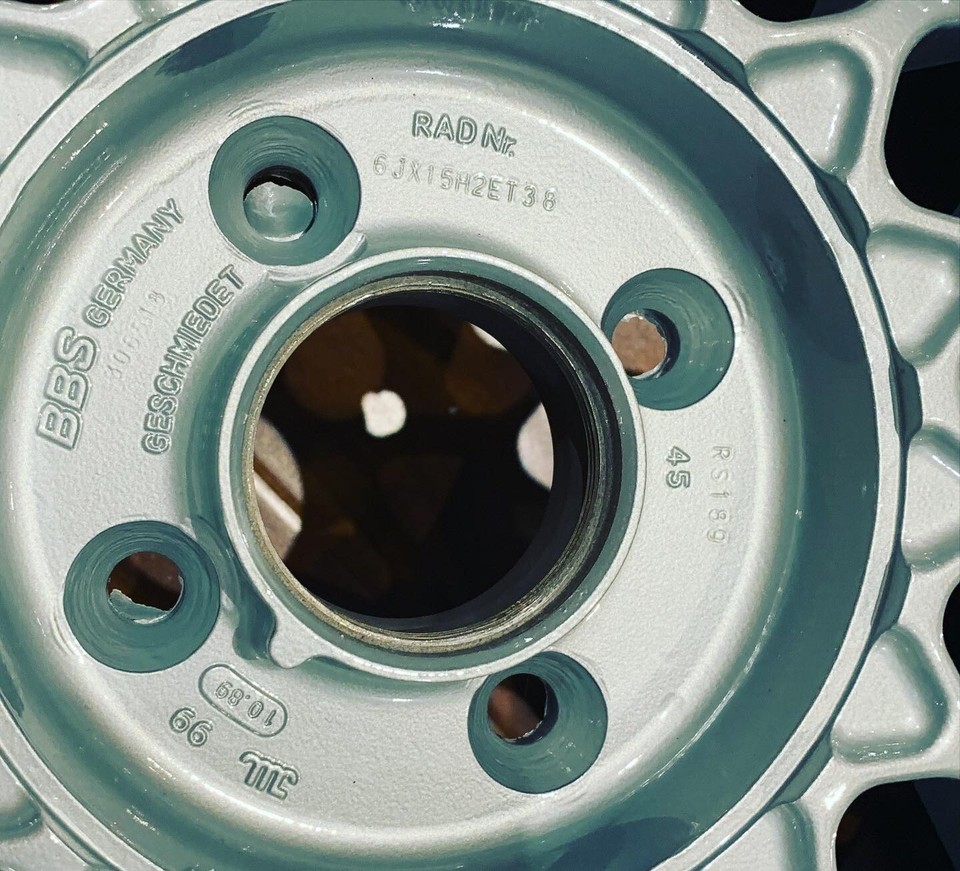 16" BBS RS 4X100 BMW E30 Staggered | Three Piece | Powder Coated | 22 ...