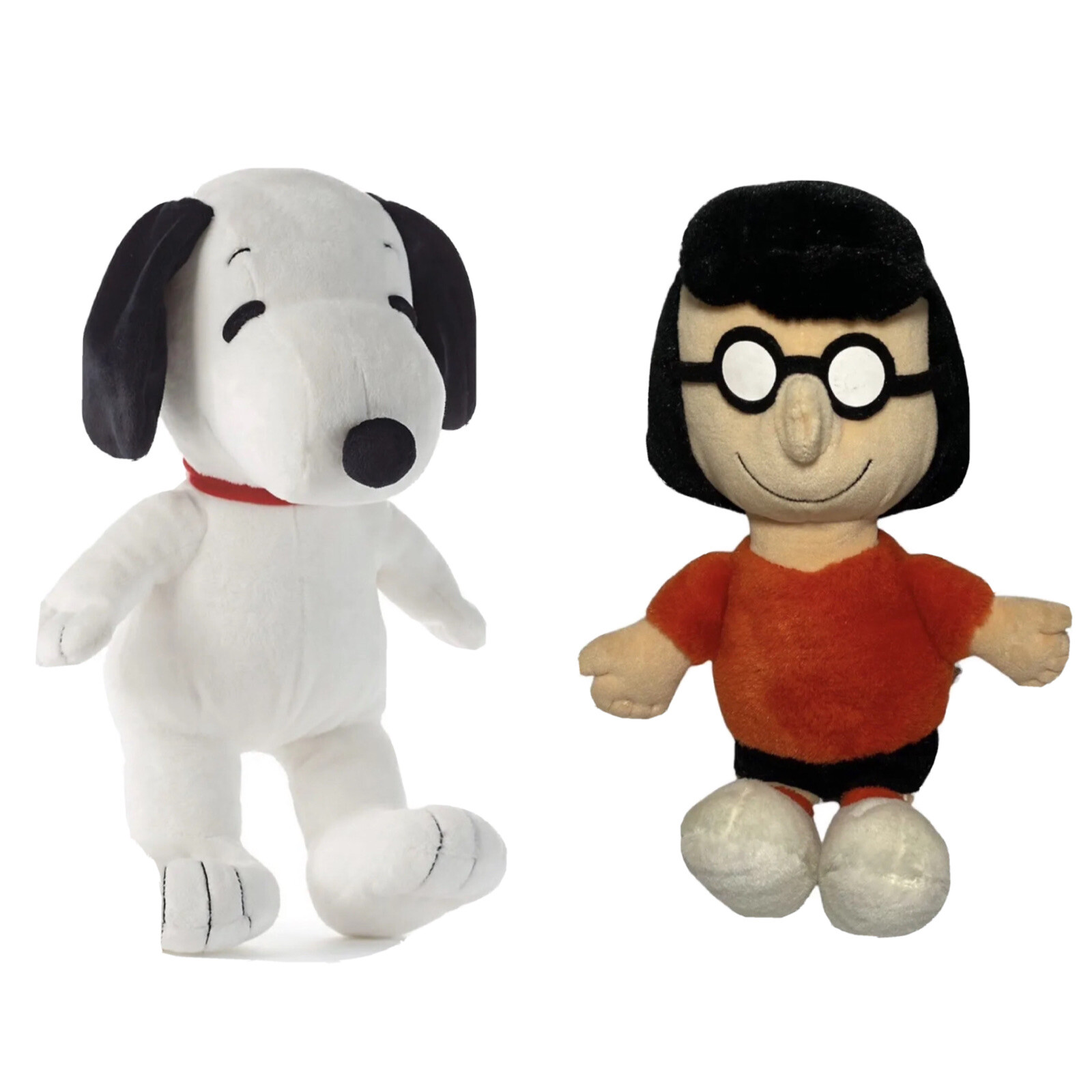 Plush 12" Marcie Marcy Red & Snoopy Set Peanuts HOLIDAY Rare Christmas ...