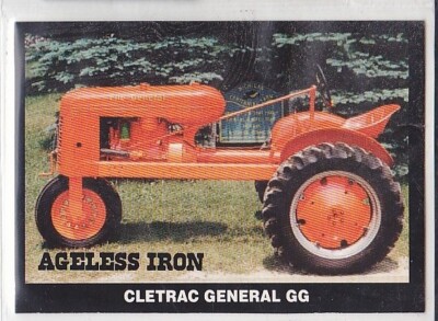 Vintage Cletrac General GG 3-Wheel Farm Tractor Trading Card | eBay