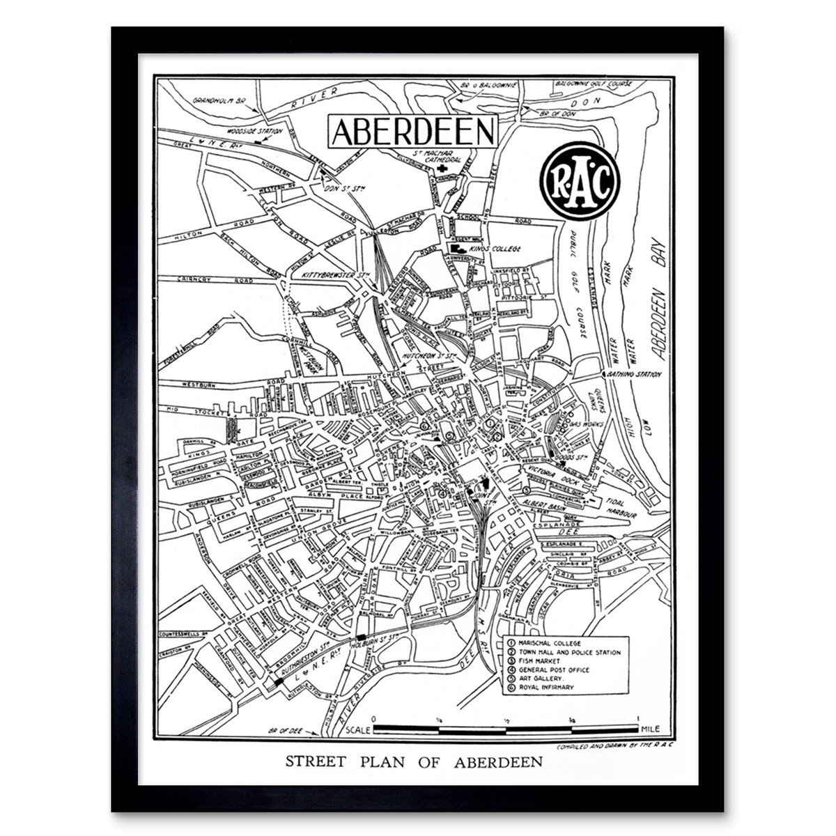 Map Aberdeen Station