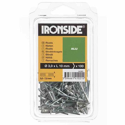 Rivets Borgnes 3x10mm Fixation Rivet Rivets Outil Bricoleur 100Stück ...