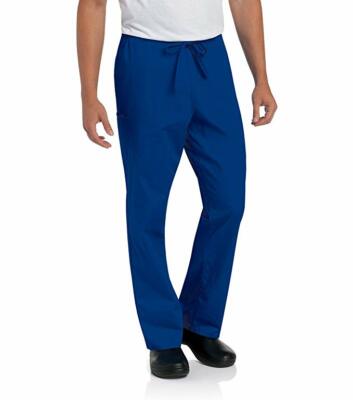 SCRUB ZONE PROFESSIONAL MEDICAL 2-POCKET DRAWSTRING SCRUB PANT COBALT ...
