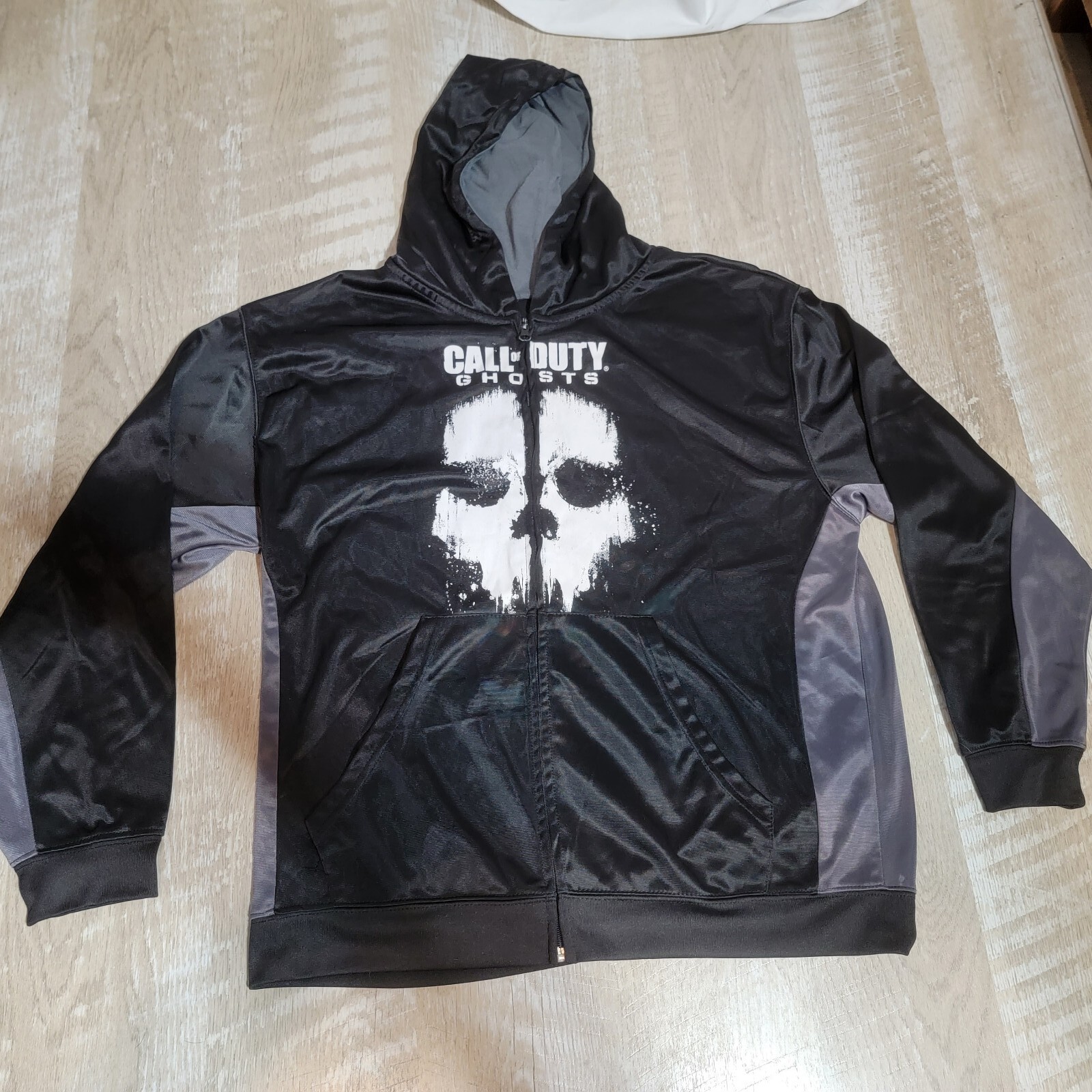Call Of Duty Ghosts Mens Size med Unlined Polyester Hoodie Full Zip | eBay