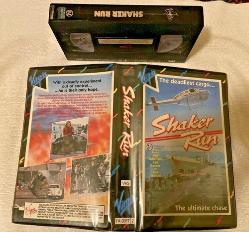 Shaker Run Leif Garrett Ex-rental VHS video tape - chase movie Virgin ...