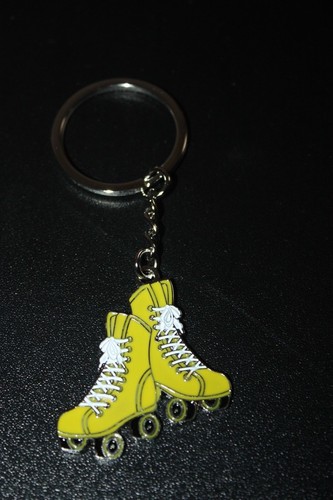 Roller Skate Key Chain with Metal Key Ring | eBay