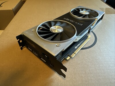 NVIDIA GeForce RTX 2080Ti Founder's Edition 11GB GDDR6 Graphics Card ...