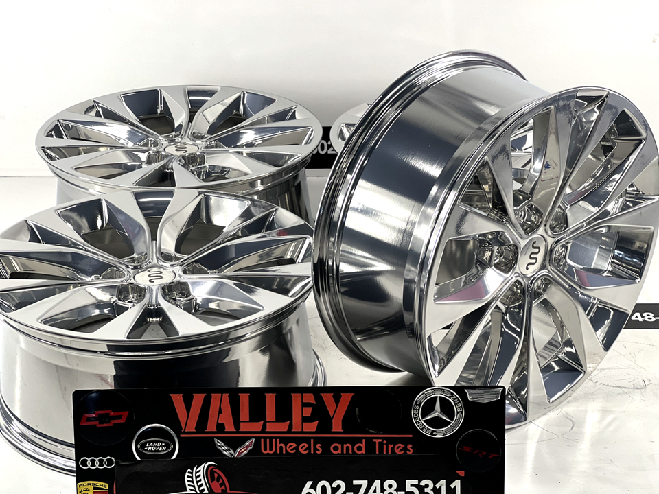 20" 4 FORD OEM F150K WHEELS RIMS No TIRES PVD CHROME ACTORY KING RANCH ...