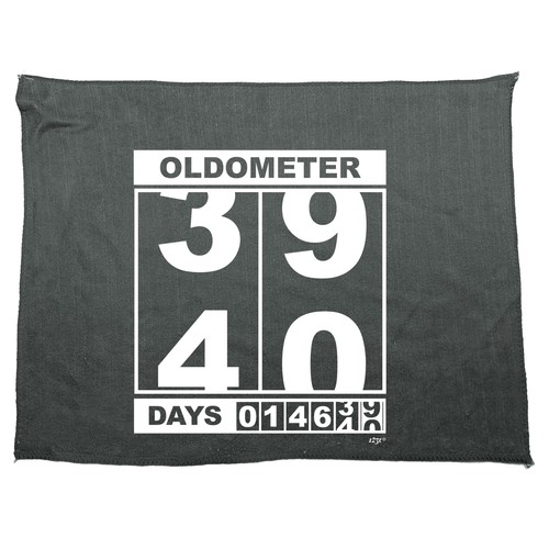 Oldometer Birthday 39 40 - Funny Novelty Sports Microfiber Towel Gift ...
