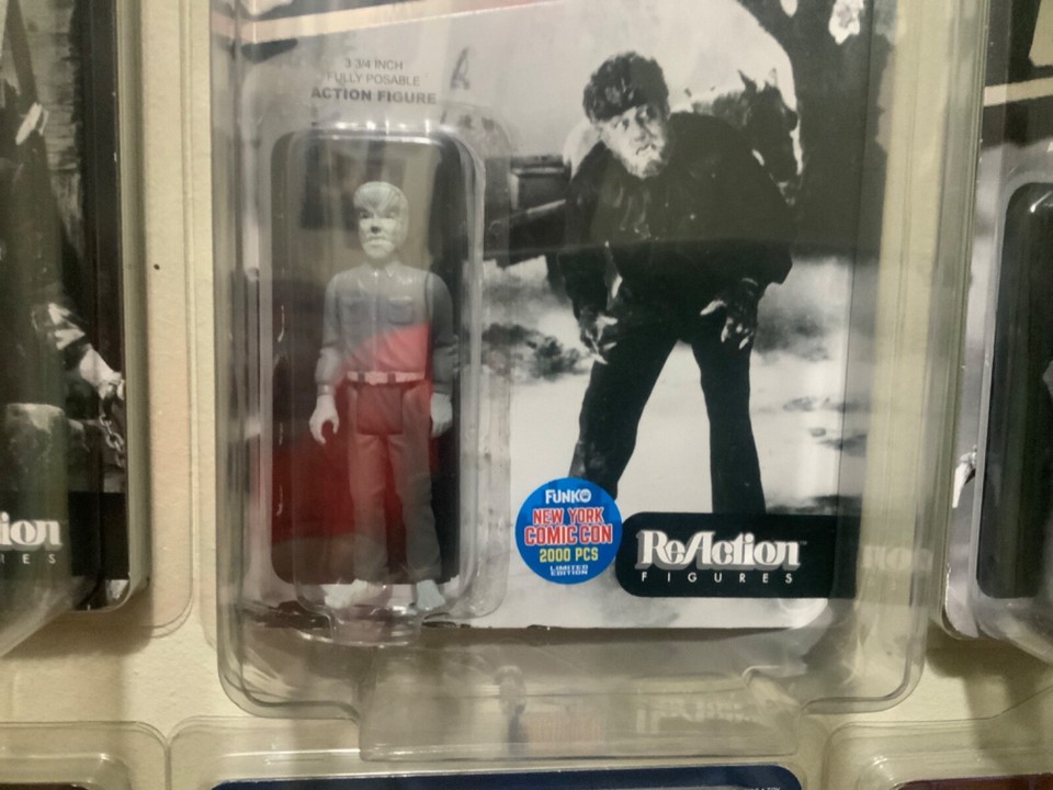 HORROR NYCC EXCLUSIVE Funko ReAction UNIVERSAL MONSTERS SET Limited 1/ ...