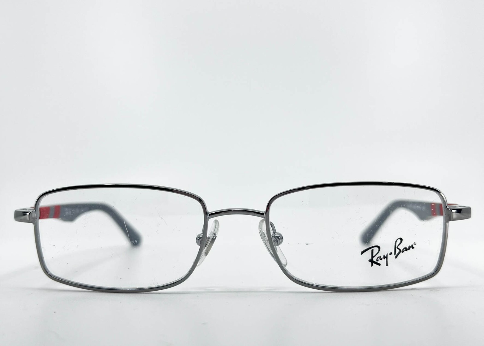 Ray-Ban RB1030 4008 Kids Eyeglasses Frames Gray Red Wire Rim 47-16-125 ...
