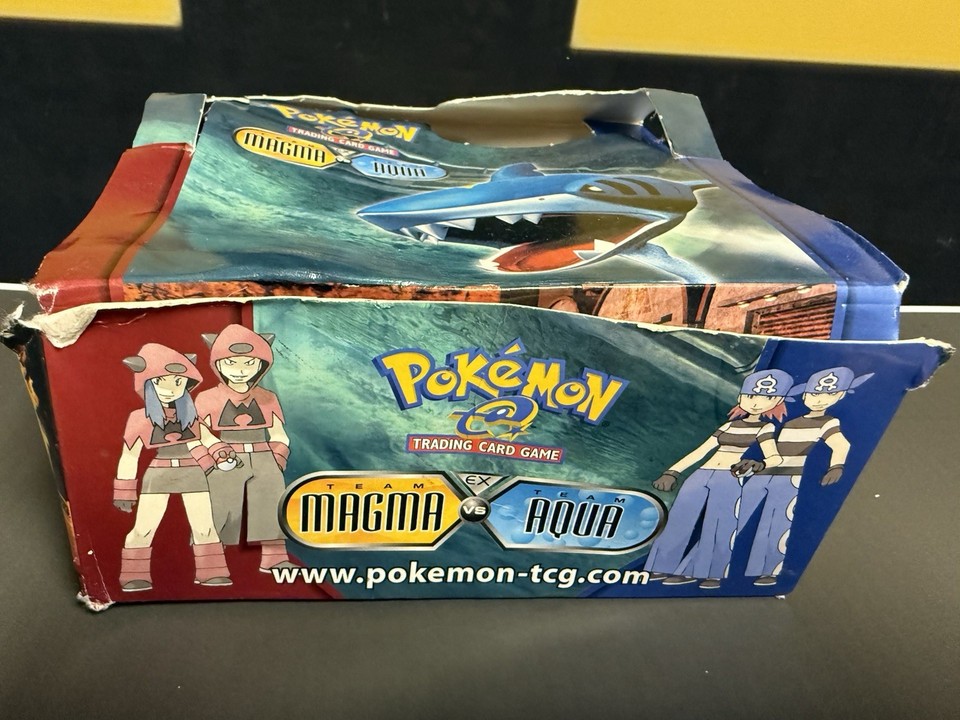 Pokemon EX Team Magma vs Team Aqua Empty Booster Box NO CARDS OR PACKS ...