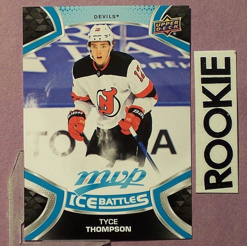 TYCE THOMPSON RC 2021/22 MVP Ice Battles ROOKIE SP #239 New Jersey ...