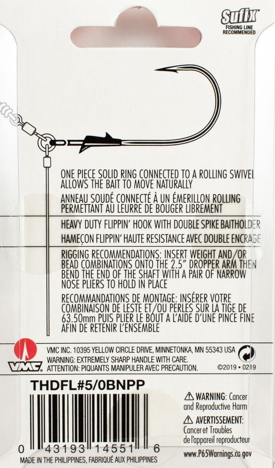 (LOT OF 6) VMC TOKYO RIG HD FLIPPIN HOOK 5/0 THDFL#5/0BNPP K3443 | eBay