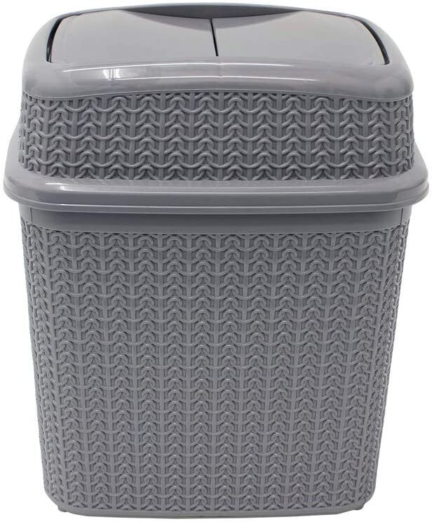 7L/8L/9L/10L Plastic Paper Bins Waste Storage Dustbin Rubbish Home ...