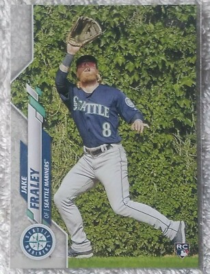 JAKE FRALEY 2020 TOPPS BASEBALL #401 RC ROOKIE CARD PERTH HEAT MARINERS ...