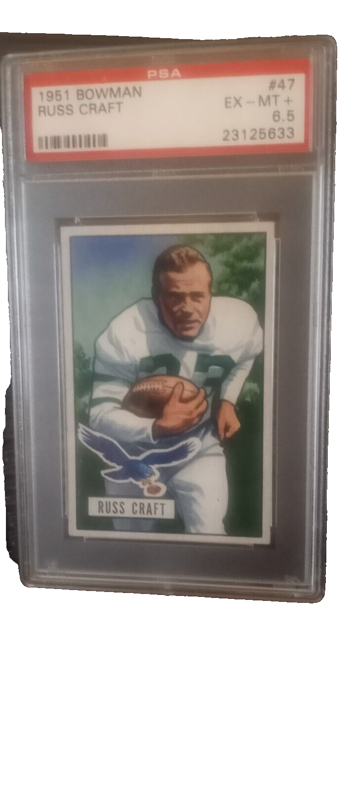 1951 BOWMAN #47 RUSS CRAFT , PSA 6.5 EX/NM+ | eBay