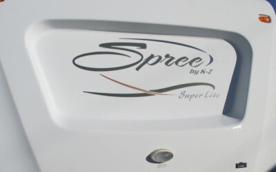 (ORIGINAL LOOK) SPREE K-Z RV TRAILER DECALS STICKERS KZ SUPER LITE S2 ...