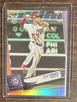 Trea Turner #80/100 Topps Big League BL #134 2019 Nationals MLB | eBay