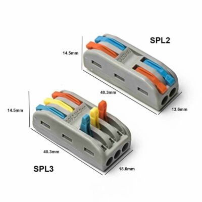 in line Electrical Connectors Wire Block Clamp Terminal Cable UK Like ...