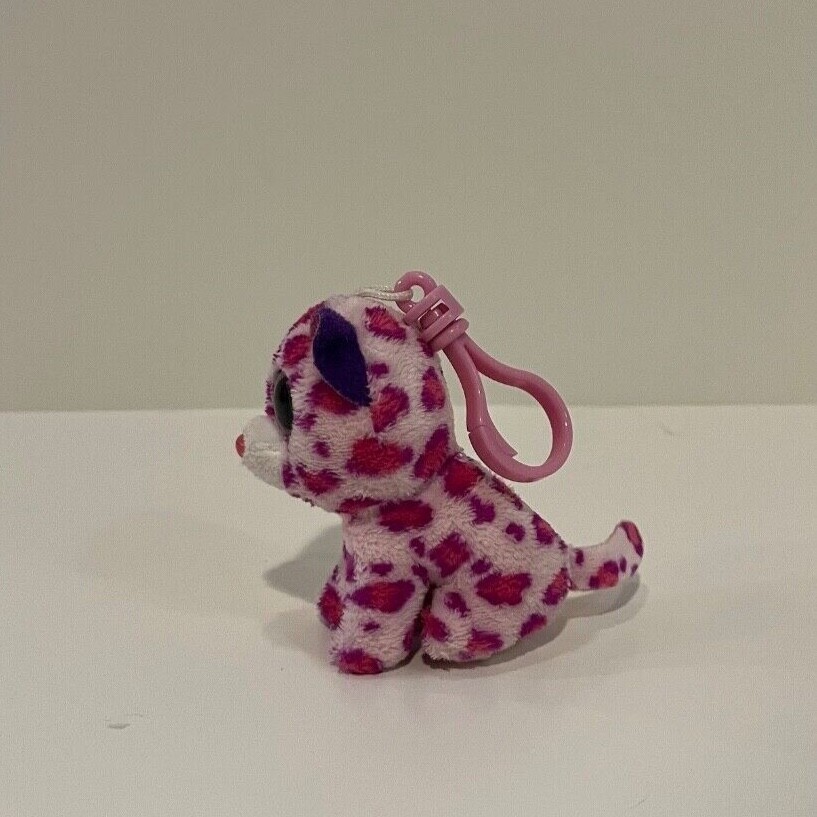 Ty Beanie Boo "Glamour" the LEOPARD 3" clip stuffed animal plush LOT ...