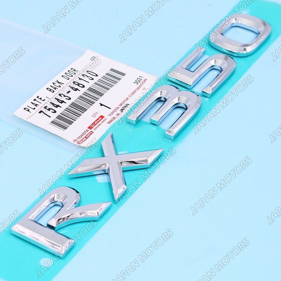 New Genuine OEM Toyota Lexus RX350 Back Door Chrome Emblem Nameplate ...