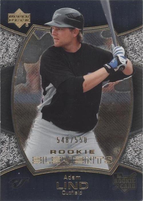 2007 Upper Deck Elements - Rookie Elements Adam Lind #209 /550 (RC) for ...