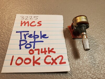 📈MCS TREBLE POT 100K 3225 STEREO RECEIVER | eBay