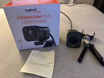 Logitech StreamCam Plus Webcam with Tripod Mount - Graphite 960-001280 ...