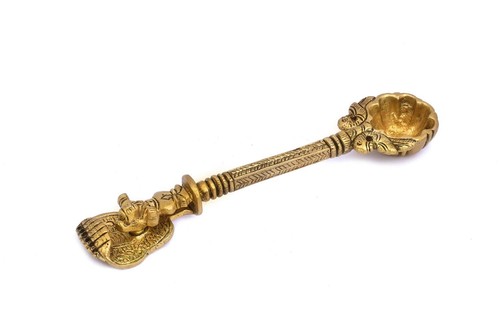 Brass Spoon for Pooja | Brass Spoon for Hawan Kund | Hawan Spoon ...