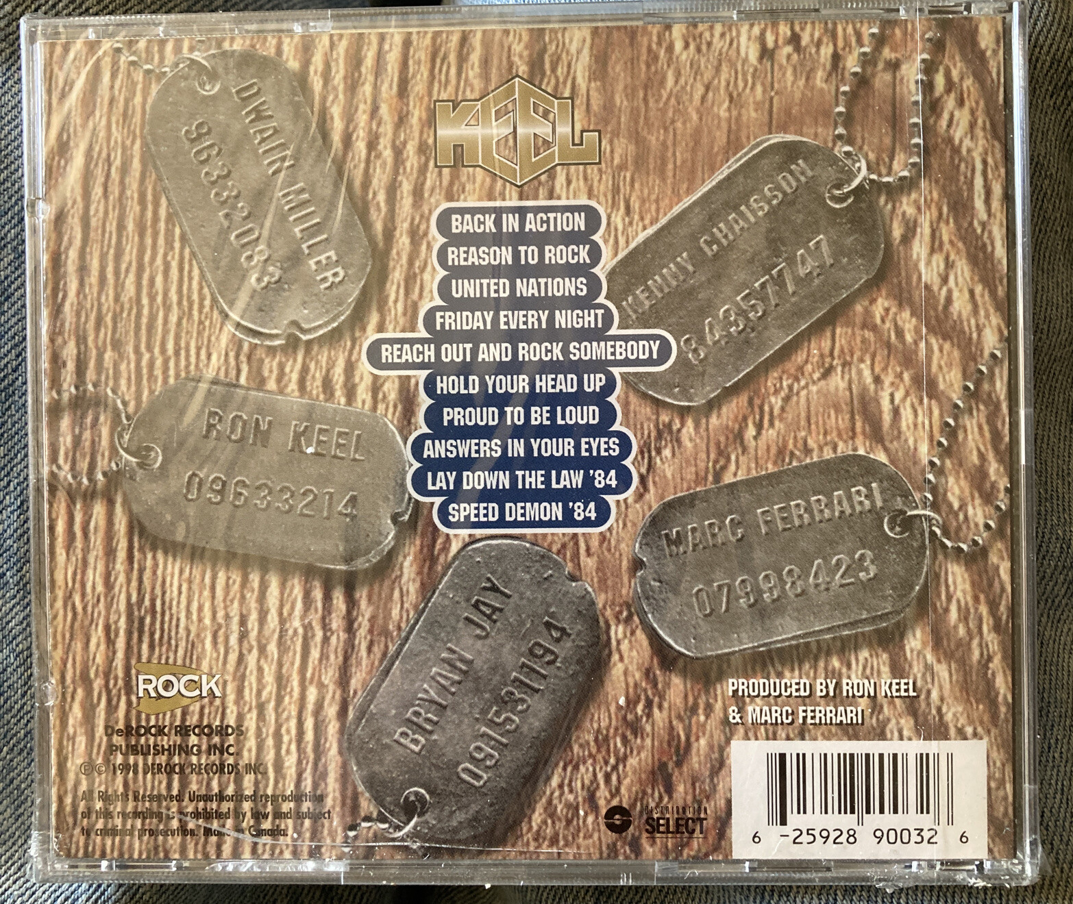 Back in Action by Keel (CD, Apr-1998, D-Rock) for sale online | eBay