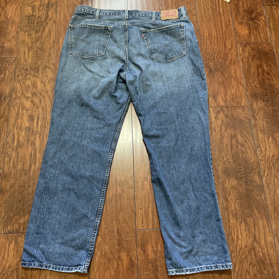 Levi’s 559 Jeans Men’s 44x34 Blue Medium Wash Denim Relaxed Fit ...