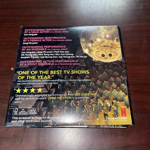 Squid Game - FYC DVD SET Complete First Season 1 - Promo Screeners - | eBay