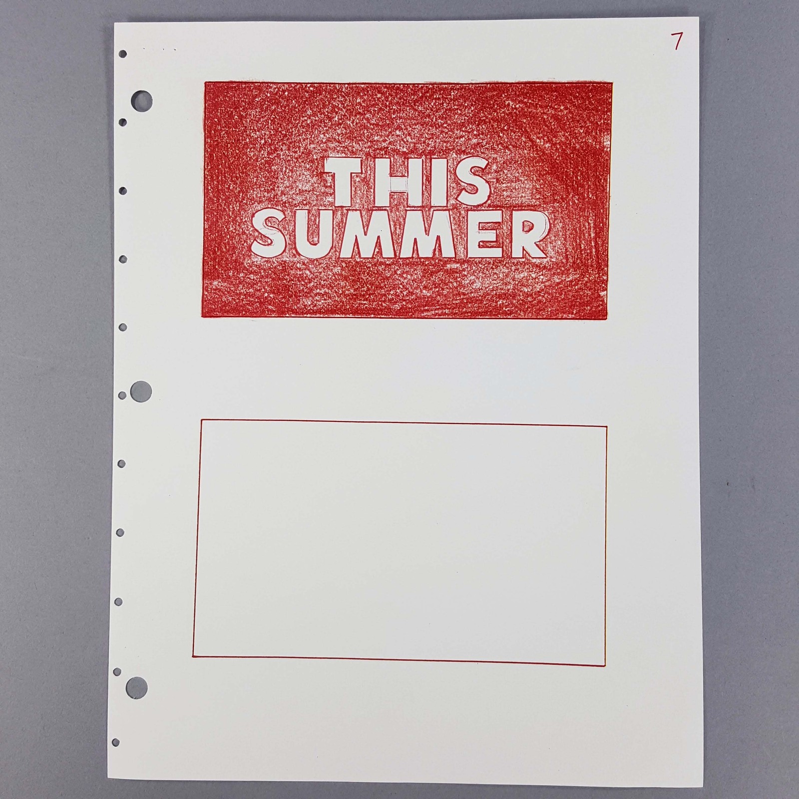 Twister Trailer Storyboard "This Summer" Title Card Shot 7 Production ...