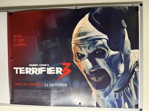 Original Terrifier 3 UK Double Sided Quad Poster 30x40 | eBay