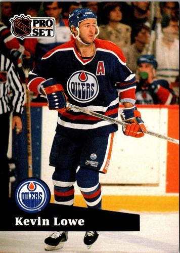 1991 Pro Set French Kevin Lowe #76 Edmonton Oilers Hockey Card | eBay