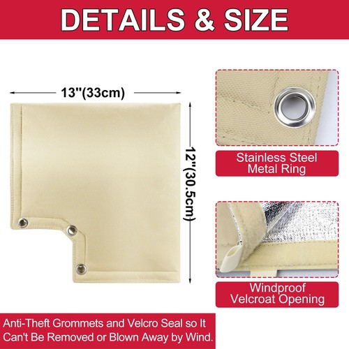 Backflow Preventer Cover Insulated Pouch, Sprinkler Covers with ...