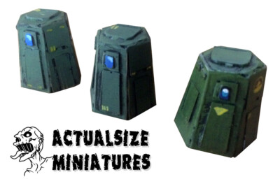 Drop Pod resin cast models x 3 unpainted (1/56) 28mm scale | eBay UK