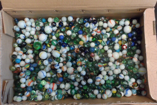 Large Lot Of Vintage Marbles Most in Great Condition 1000 Pec. Plus ! 6 ...